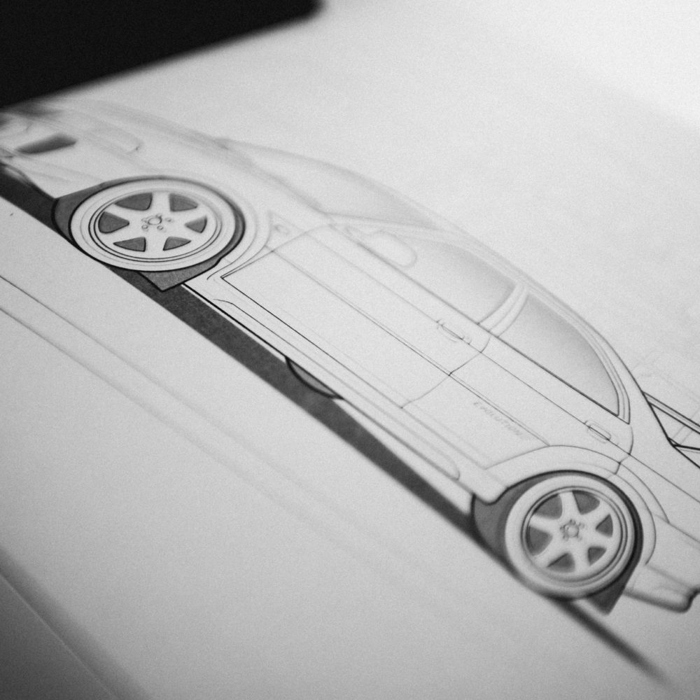 Mitsubishi Lancer EVO V Coloring Book - WCTS