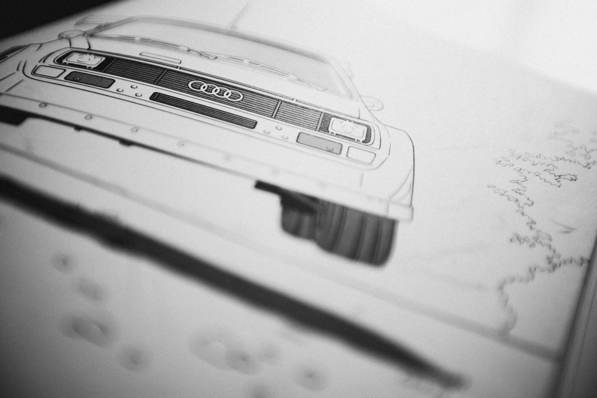 AUDI QUATTRO S1 Coloring Book - WE COLOR THE STREETS