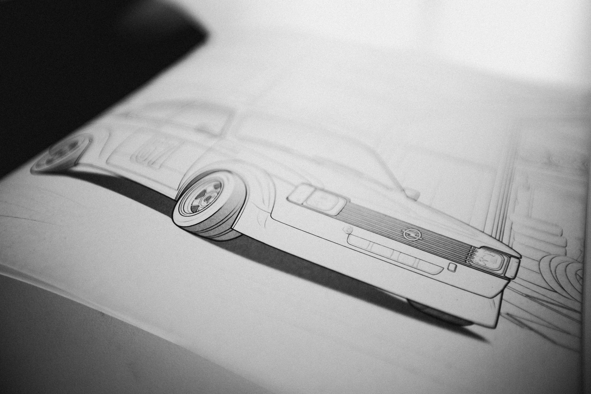 OPEL KADETT GT/E Coloring Book - WE COLOR THE STREETS