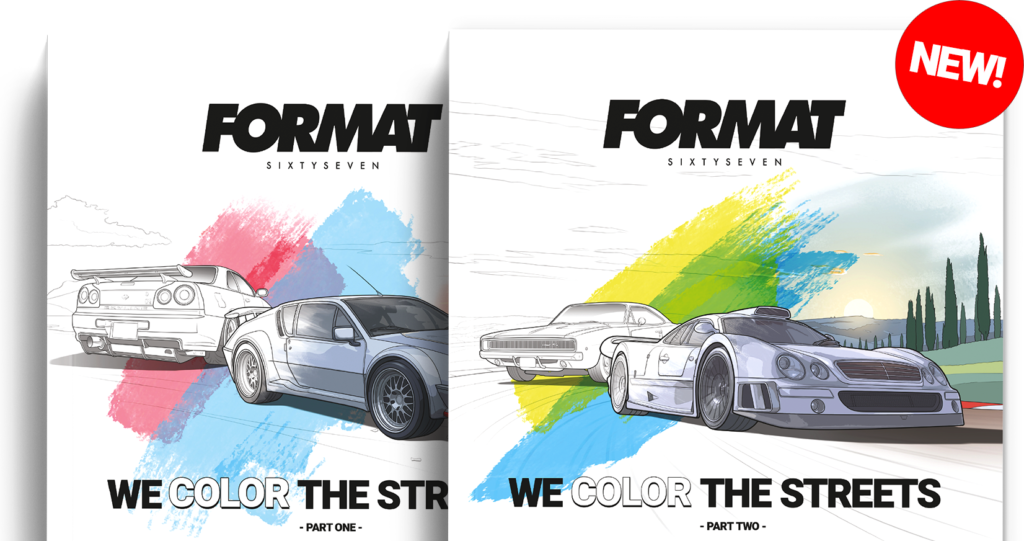 DELOREAN DMC-12 Coloring Book - WE COLOR THE STREETS